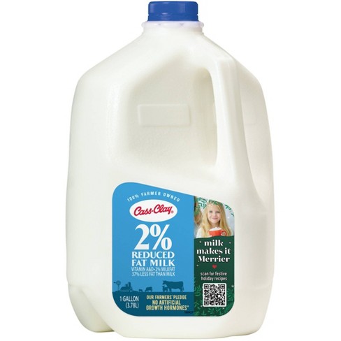 Cass Clay 2% Milk - 1gal : Target