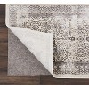 Nourison Rug-Loc Dual Sided Grey Rug Pad BR21 Grey 1'8" X 10'10" Runner ...