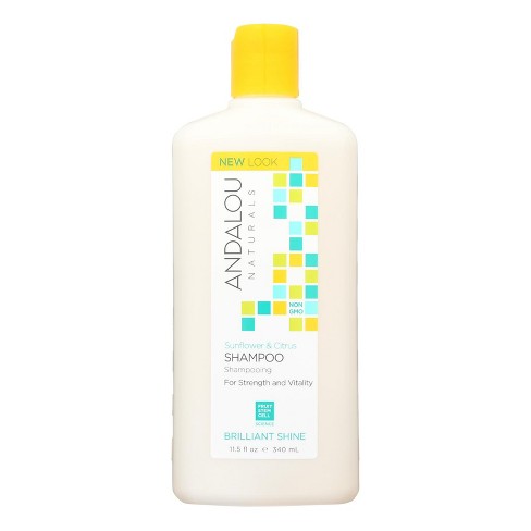 Andalou Naturals Sunflower And Citrus Brilliant Shine Shampoo - 11.5 Oz ...