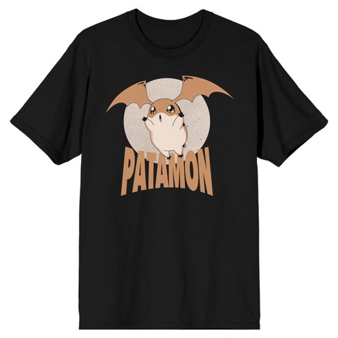 Digimon Patamon Crew Neck Short Sleeve Black Men's T-shirt-3xl : Target