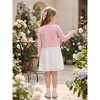 INSPIRE CHIC Girls Rib Knit Cropped Shrug Single Button Ruffle Cuff Hem ...