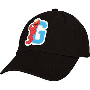 Sesame Street Elmo Kids Toddler Cap with Initial (G) Black, Toddler ...