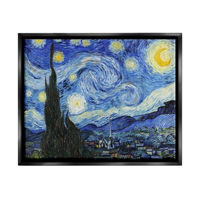 Stupell Industries Van Gogh Starry Night Post Impressionist Painting ...