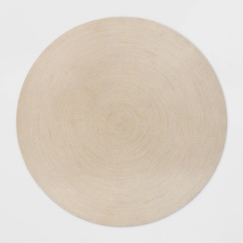 8' Round Braided Outdoor Rug Ivory - Threshold™ : Target