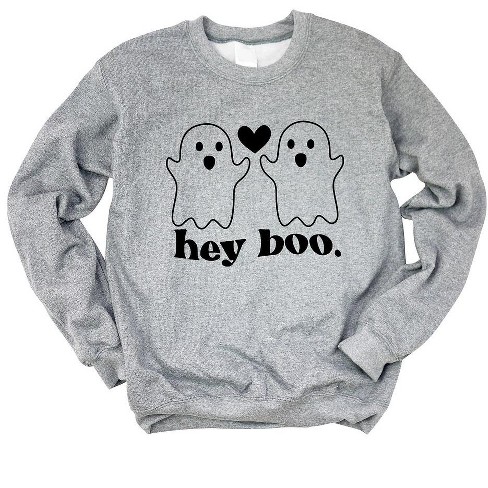 Simply Sage Market Women's Graphic Sweatshirt Ghosts Hey Boo - M ...