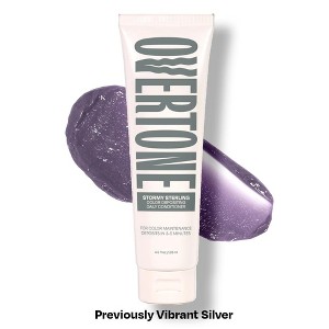 Overtone Temporary Hair Color Daily Conditioner, Stormy Sterling Silver ...