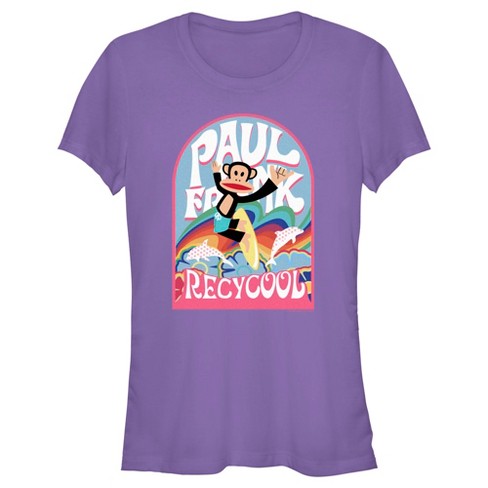 Junior's Women Paul Frank Recycool Julius The Monkey T-shirt - Purple ...