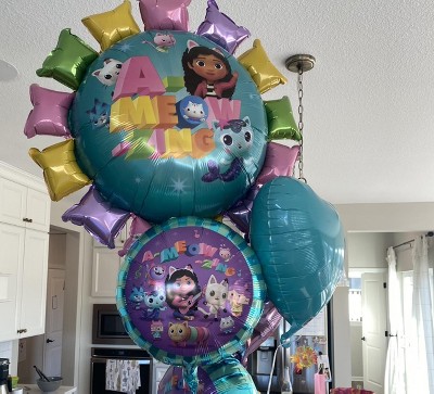 9.5" Medium Helium Balloon Kit: Balloon Time Multicolor Steel Tank For ...