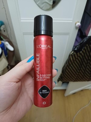 L'oreal Paris Infallible 3-second Up To 36hr Wear Setting Spray - 1 ...