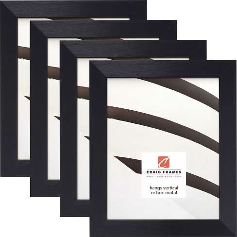 Modern Aesthetics 125 Brushed Black 19x25 Inch Picture Frame, Set Of 4 ...