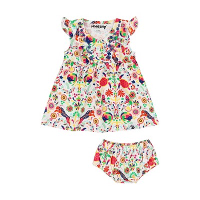 Mixed Up Clothing Baby Vestito Dress Set - Animal Arabesque - 3-6 ...