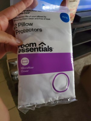 2 Pack Pillow Protector - White (standard) - Room Essentials™ : Target