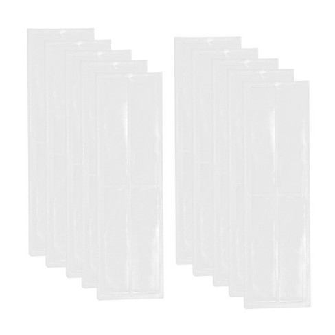 Horizontal Label Holder 4.33"x1.18" Clear 40 Pcs : Target