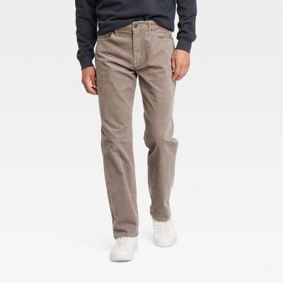 Men's Straight Fit Cargo Pants - Goodfellow & Co™ Gray 34x32 : Target