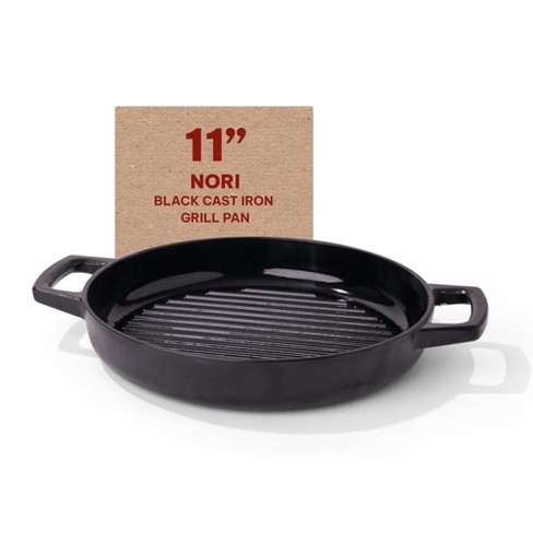 Alva Cookware Nori Ceramic Coated Cast Iron Grill Pan, Non Toxic, Lead ...