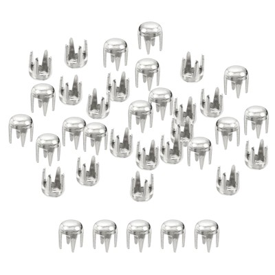 Unique Bargains Metal Punk Rock DIY Clothes Making Dome Studs 200 Pcs 0 ...
