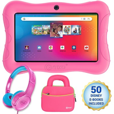Contixo 7" Android Kids Tablet 32gb, Includes 50+ Disney Storybooks ...