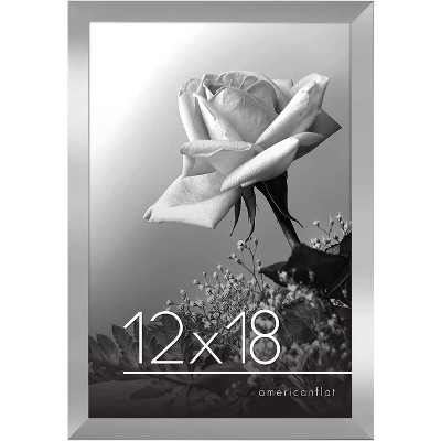 Americanflat 12x18 Poster Frame In Silver - Composite Wood With ...