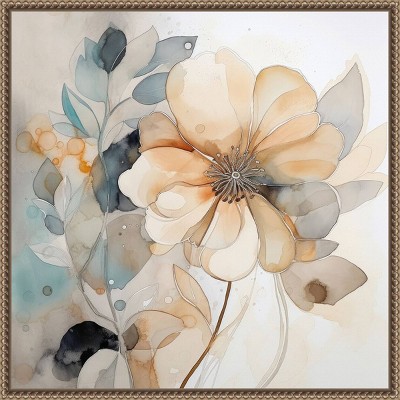 Amanti Art 22"x22" Blossom Reverie Ii By Lazar Studio Framed Canvas ...