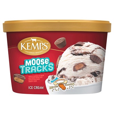 Kemps Moose Tracks Premium Ice Cream - 48oz : Target