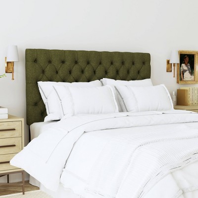 Full Lizzie Headboard In Textured Linen Zuma Laurel - Threshold™: Pine ...