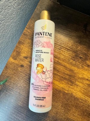 Pantene Nutrient Blends Sulfate Free Miracle Moisture Rose Water ...