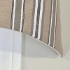 RLF Home French Stripe Regal Window Valance 100% Cotton Lined Rod ...