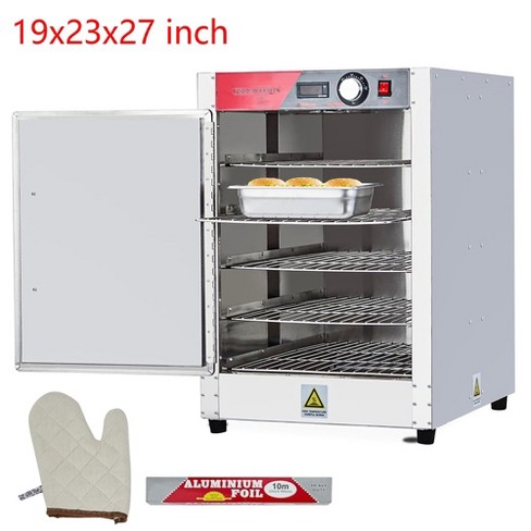 Hot Box Food Warmer 19"x23"x27" 850w Cabinet With 5 Removable Shelves ...