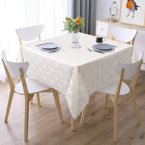 Jacquard Table Cloth Heavy Weight Damask Fabric Tablecloth, 52"x52 ...
