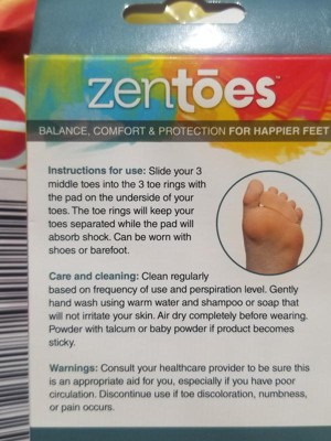 Zentoes Triple Loop Toe Crest For Hammer Toes - Beige - 2pk : Target