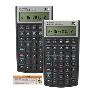 Two HP 10bII+ Financial Calculator Black : Target