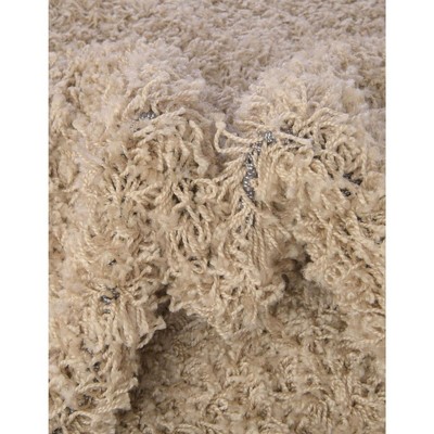 Unique Loom 5' 1 X 8' 0 Solid Shag Taupe Area Rug : Target