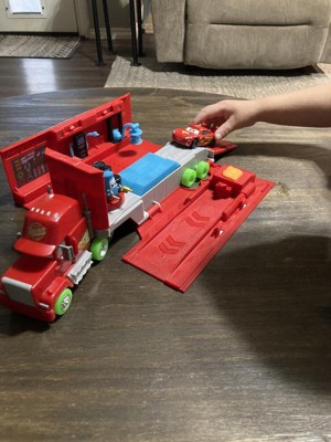Disney And Pixar Cars Glow Racers Transforming Mack Playset : Target