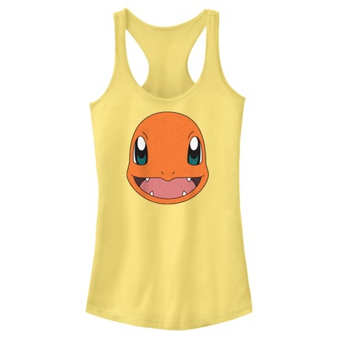 Juniors Womens Pokemon Charmander Smile Racerback Tank Top : Target