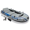 Intex Excursion 5 Person Inflatable 12v Transom Mount Boat Trolling ...