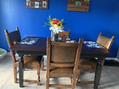 Owingsville Rectangular Dining Room Table Wood/black/brown - Signature ...
