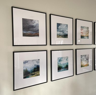 27" X 40" Matted To 24" X 36" Elevated Aluminum Poster Frame Black ...