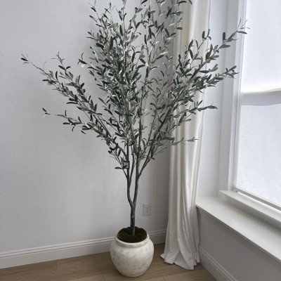 93" Artificial Olive Tree - Threshold™ Designed With Studio Mcgee : Target