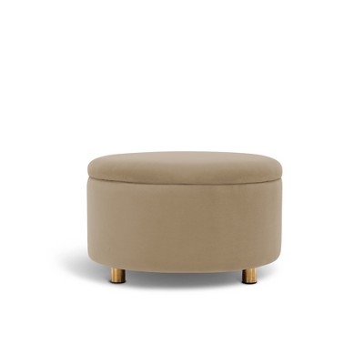 Jaymee New Velvet Ottoman - Christopher Knight Home : Target
