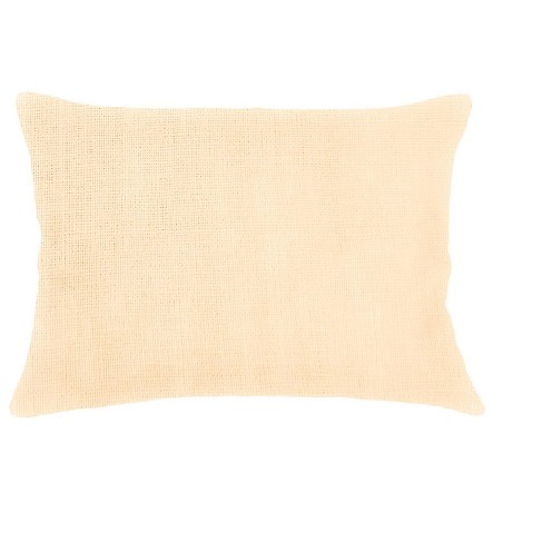 So Soft Linen Light Yellow Pillow 14x20 Down : Target