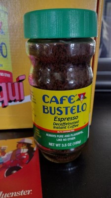 Cafe Bustelo Decaffeinated Instant Espresso Roast Dark Roast Ground ...