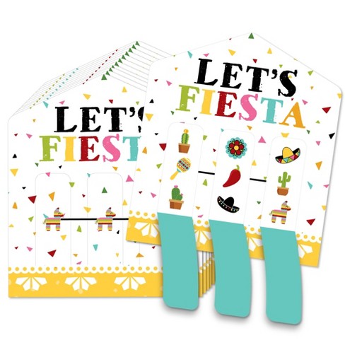 Big Dot Of Happiness Let's Fiesta - Fiesta Game Pickle Cards - Pull ...