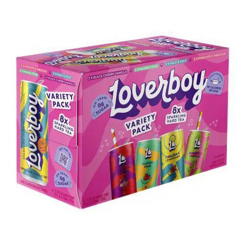 Loverboy Sparkling Hard Tea Variety - 8pk/11.5 Fl Oz Cans : Target
