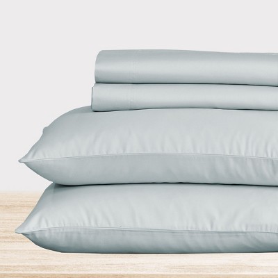 Sage Green Queen Sheet Set - 100% Cotton Bed Sheets, 400 Thread Count ...
