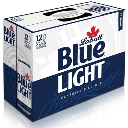 Labatt Blue Light Canadian Pilsener Beer - 12pk/12 Fl Oz Cans : Target