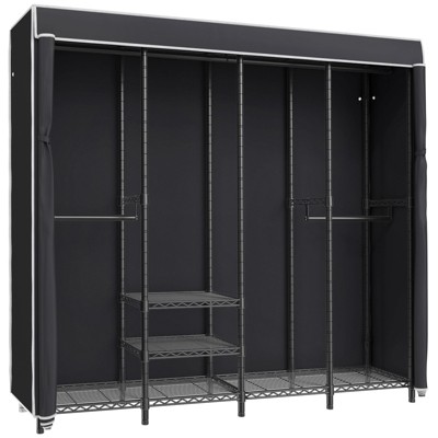 Vipek V40c Covered Garment Rack Heavy Duty Clothes Rack With Cover ...