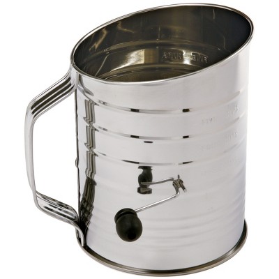 Vollum Flour Sifter For Baking Stainless Steel Mesh Sieve - 12" Dia X 2 ...