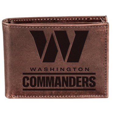 Evergreen Washington Commanders Crazy Horse Collection Tri-fold Wallet ...