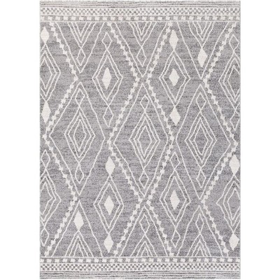 Mark & Day Vosberg 6'7"x9' Rectangle Woven Indoor Area Rugs Medium Gray ...