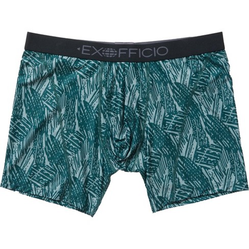 Exofficio 6" Give-n-go Sport 2.0 Boxer Briefs - Small - Lush Green Leaf ...